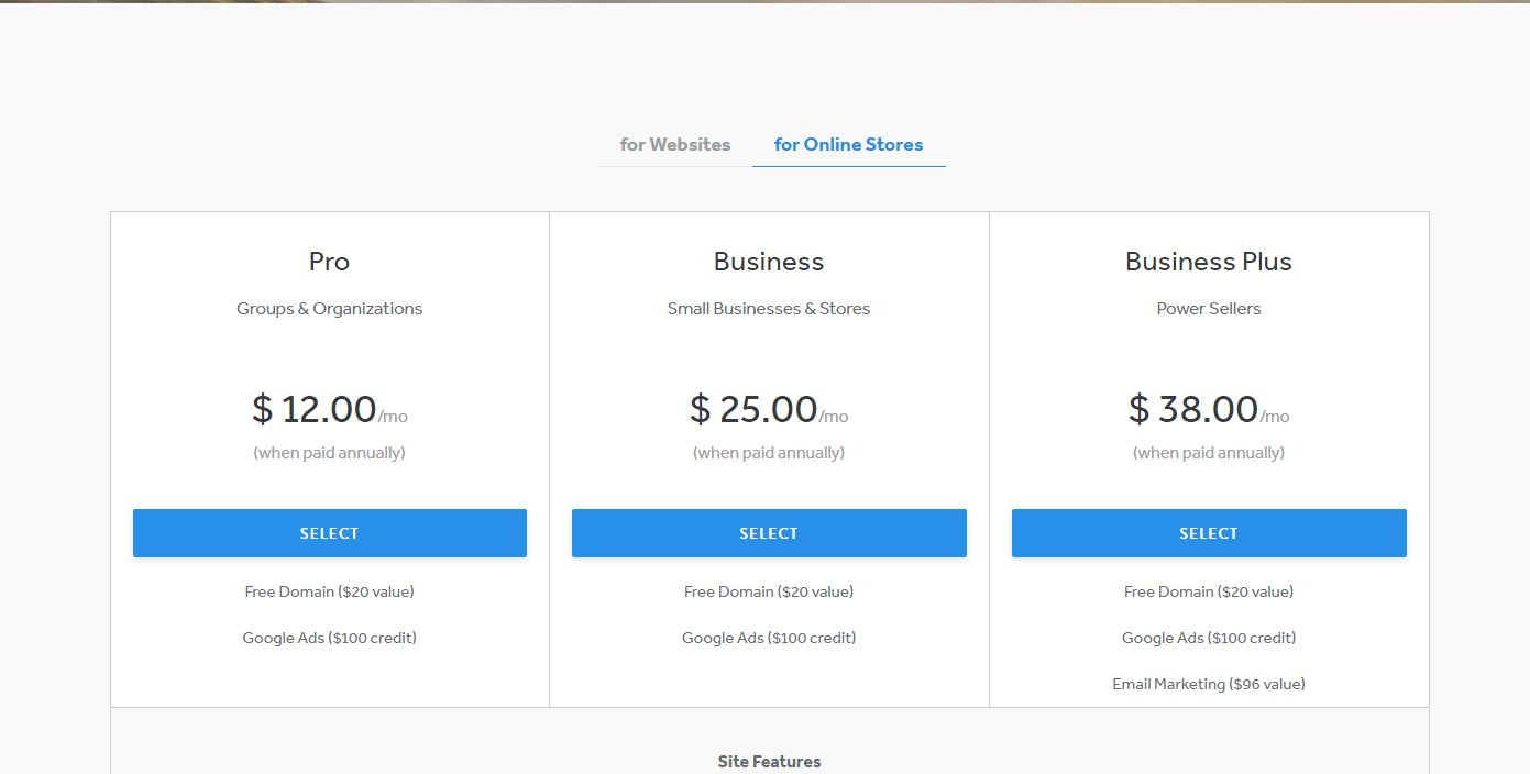 Plans de tarification de Weebly. Quel plan premium vous convient le ...
